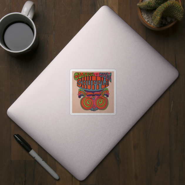 The Clark Gum Shuffle - 1960s - Sticker | TeePublic