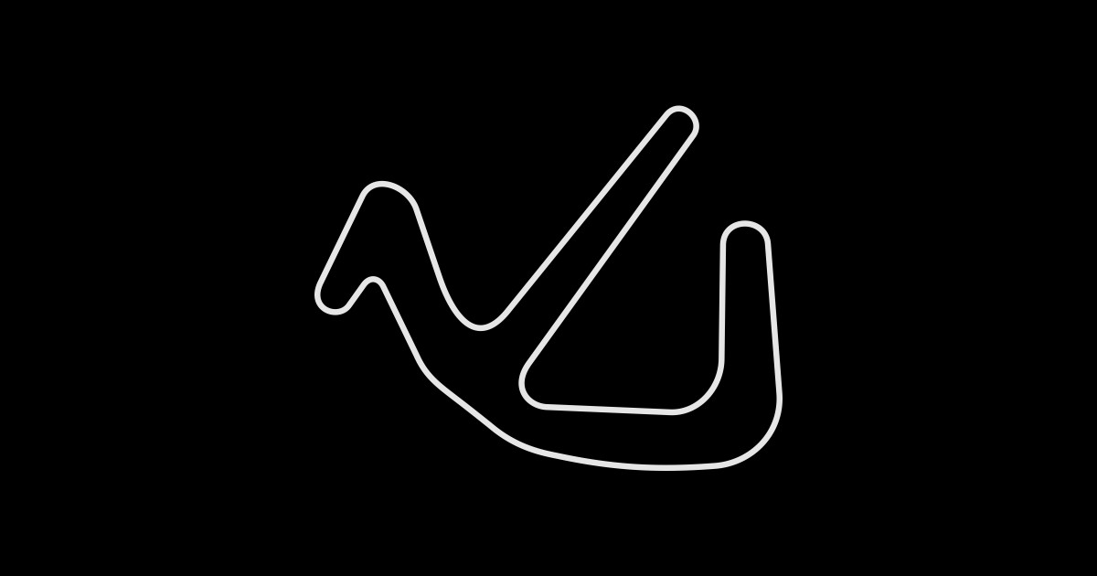Anglesey Circuit [outline] - Racing - Sticker | TeePublic