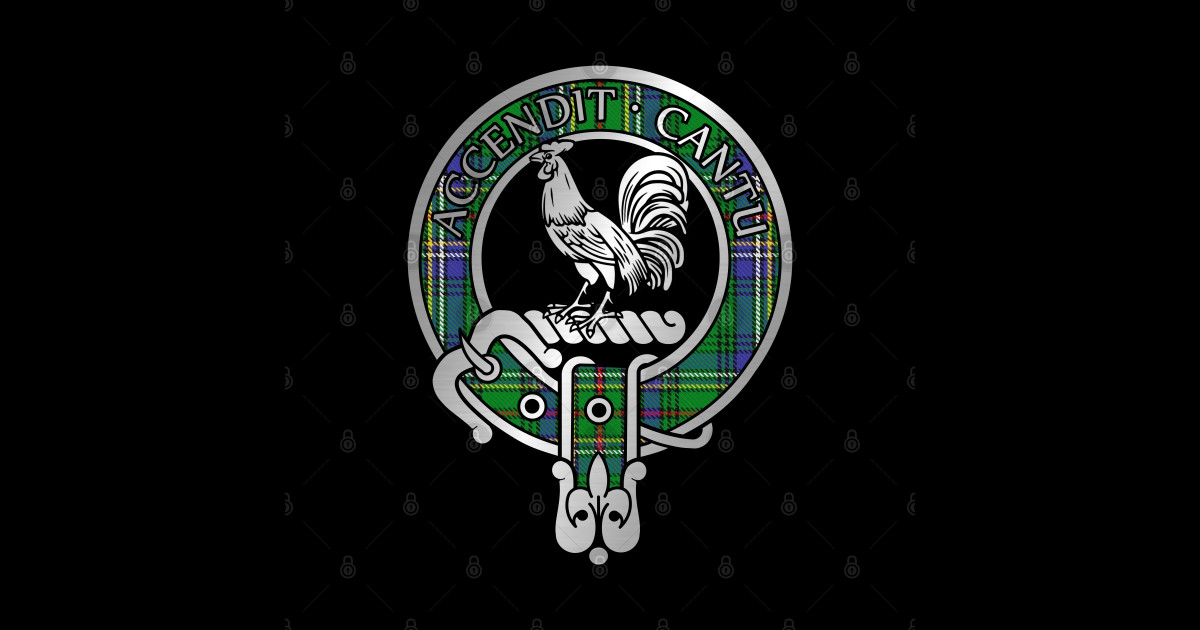 Clan Cockburn Crest & Tartan - Cockburn - Sticker | TeePublic