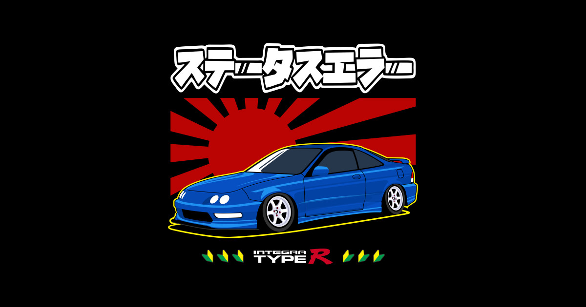 Integra Type R jdm classic Style - Integra Type R - Sticker | TeePublic