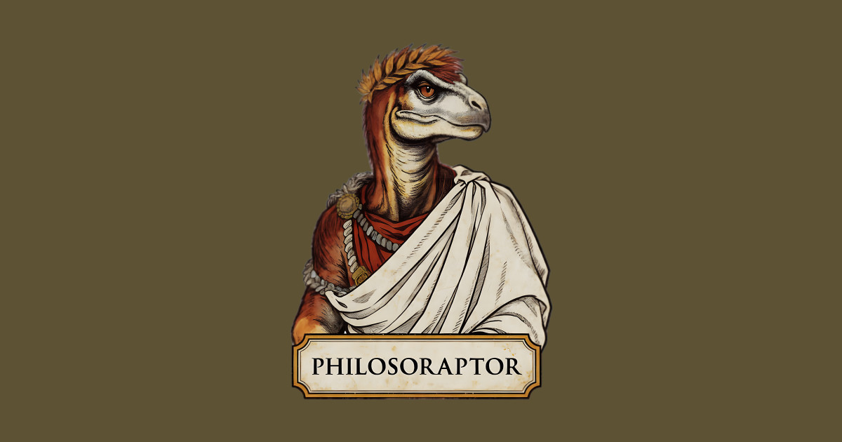 The Philosoraptor - The Philosoraptor - T-Shirt | TeePublic