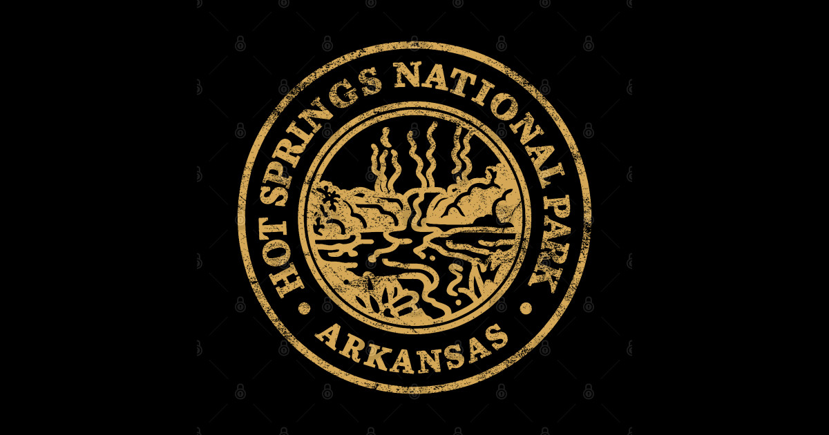 Hot Springs National Park - Hot Springs - Sticker | TeePublic