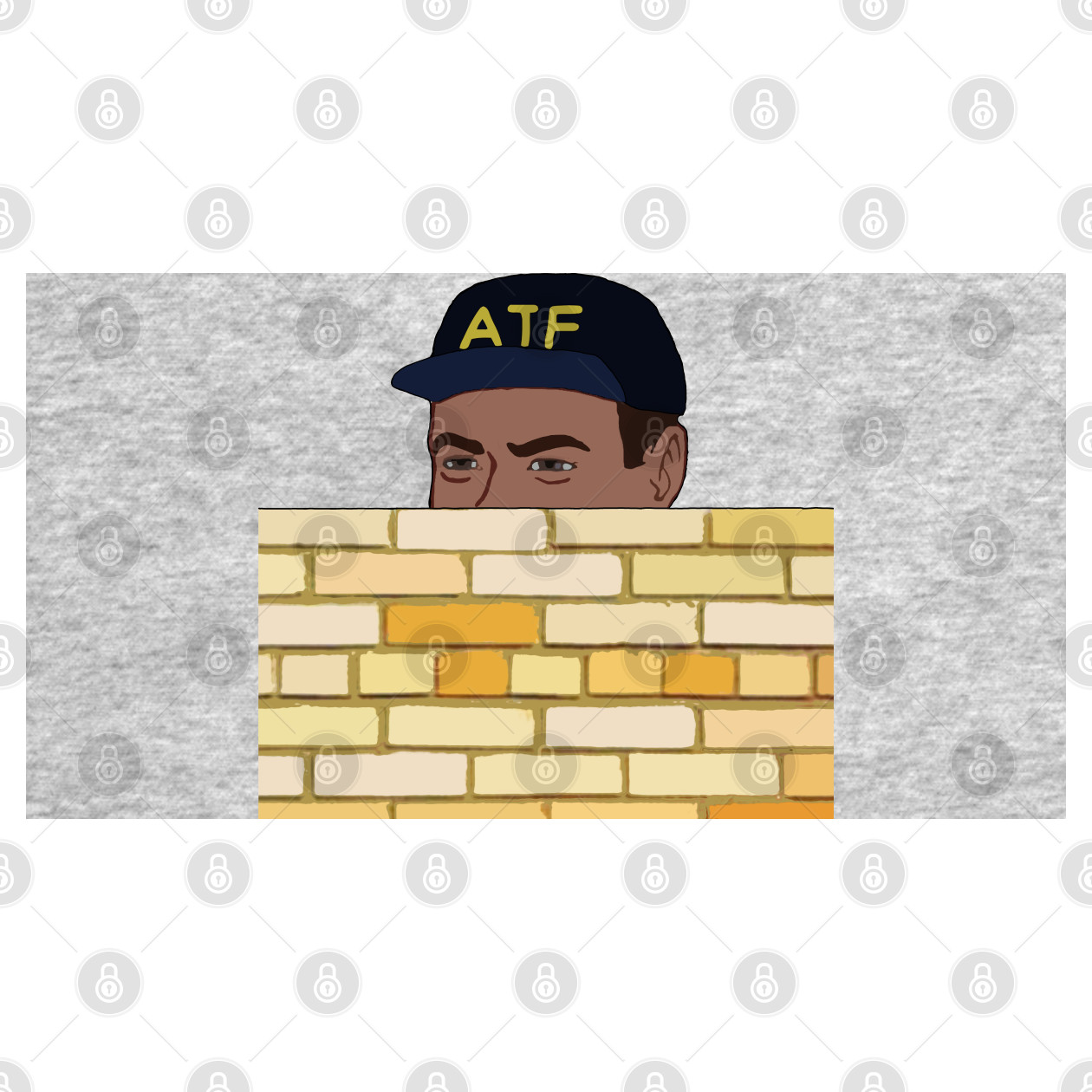 ATF Guy Fence Peeking - Meme, Gun Rights - Atf - T-Shirt | TeePublic