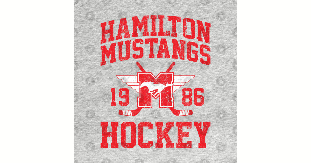 Hamilton Mustangs Hockey (Variant) - Youngblood - T-Shirt | TeePublic