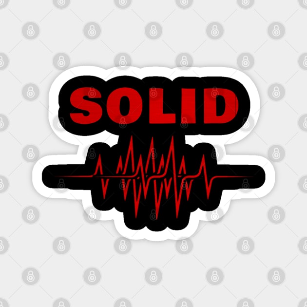 Solid graph - Solid - Magnet | TeePublic
