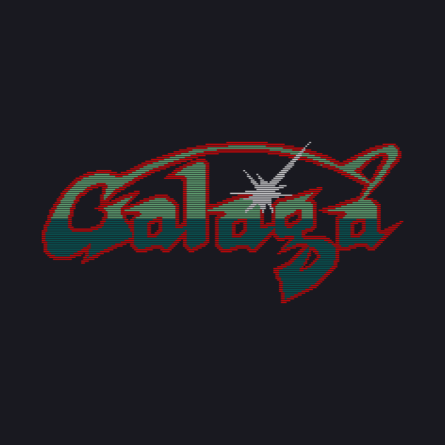 Galaga Logo - Galaga - Baseball T-Shirt | TeePublic