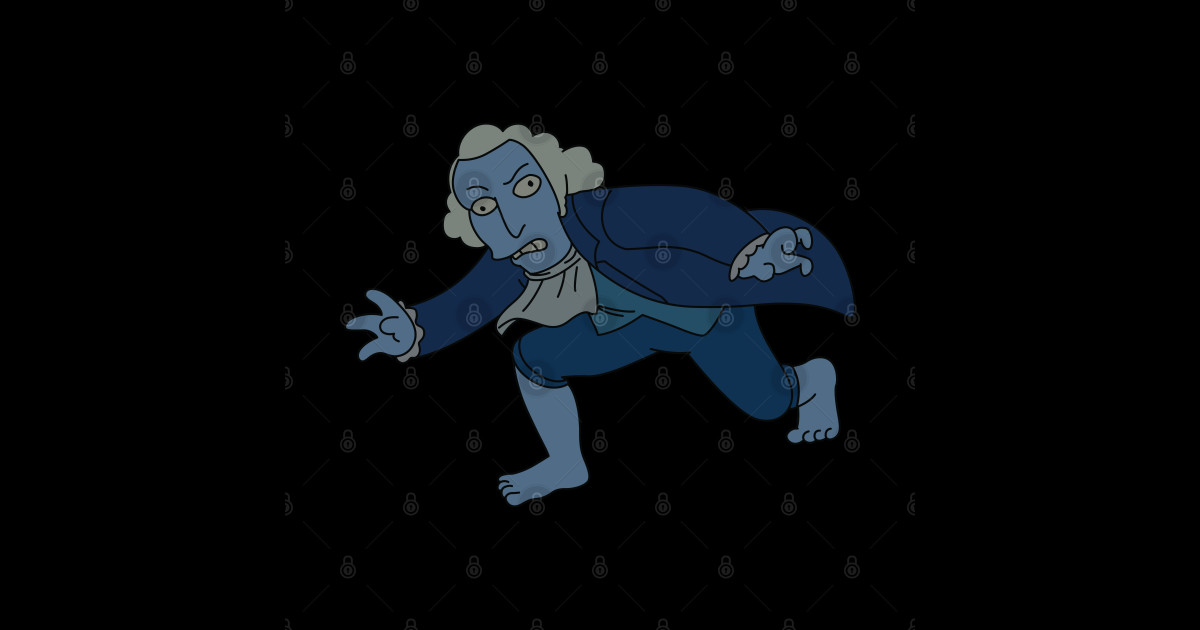 George Washington Ghost - Simpsons - Sticker | TeePublic