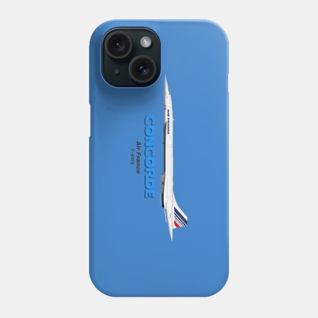 Concorde - Air France - Aviation - Phone Case | TeePublic