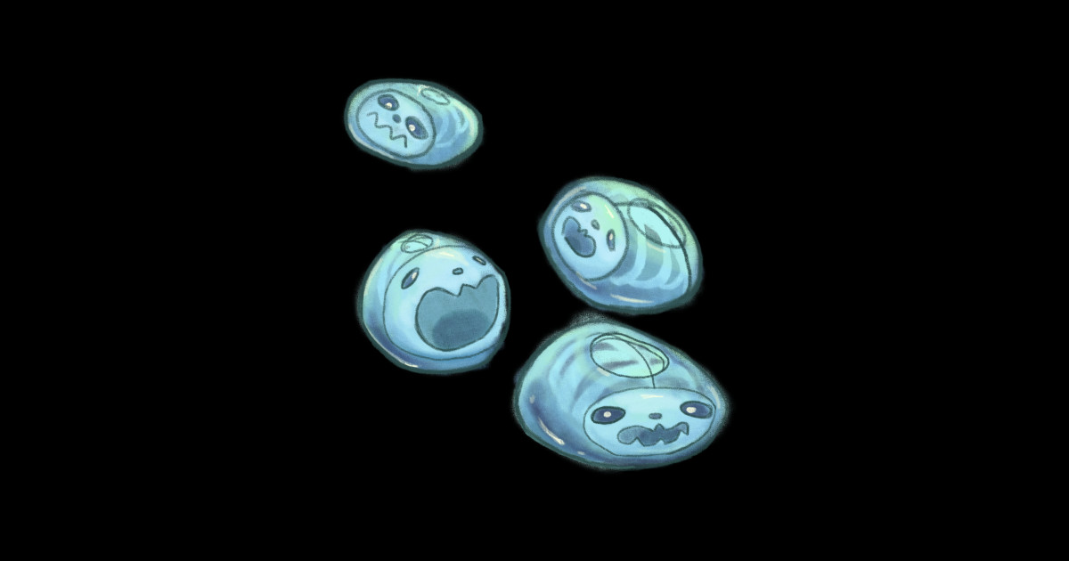 Skeleton Panda Sea Squirt - Cute Sea Squirt Pattern - Panda Skeleton ...