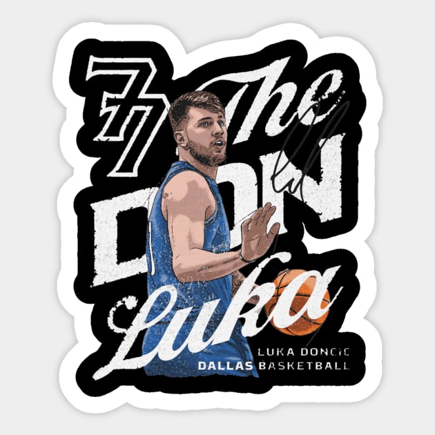 luka doncic the don - Basketball Player - Sticker | TeePublic