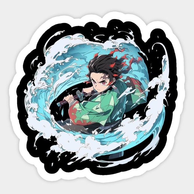 tanjiro - Tanjiro - Sticker | TeePublic