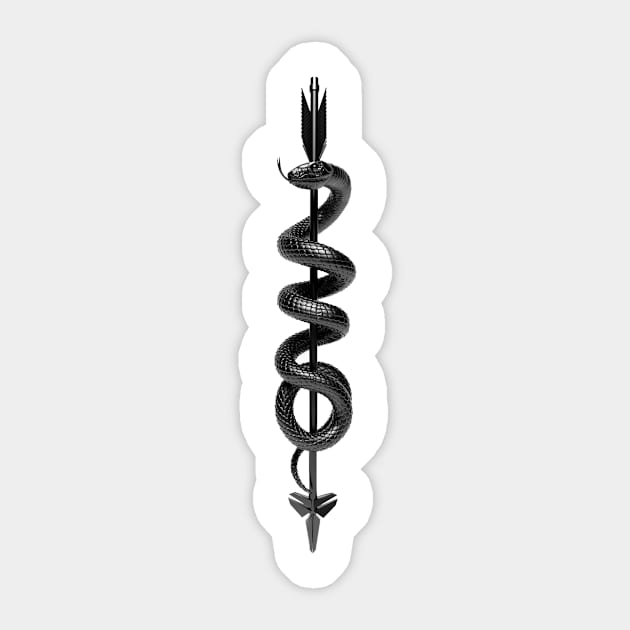 Black Snake Arrow - Mamba - Sticker | TeePublic