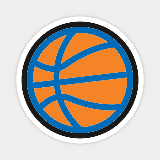 Simple Basketball Design In Your Team's Colors! - Basketball - Magnet ...