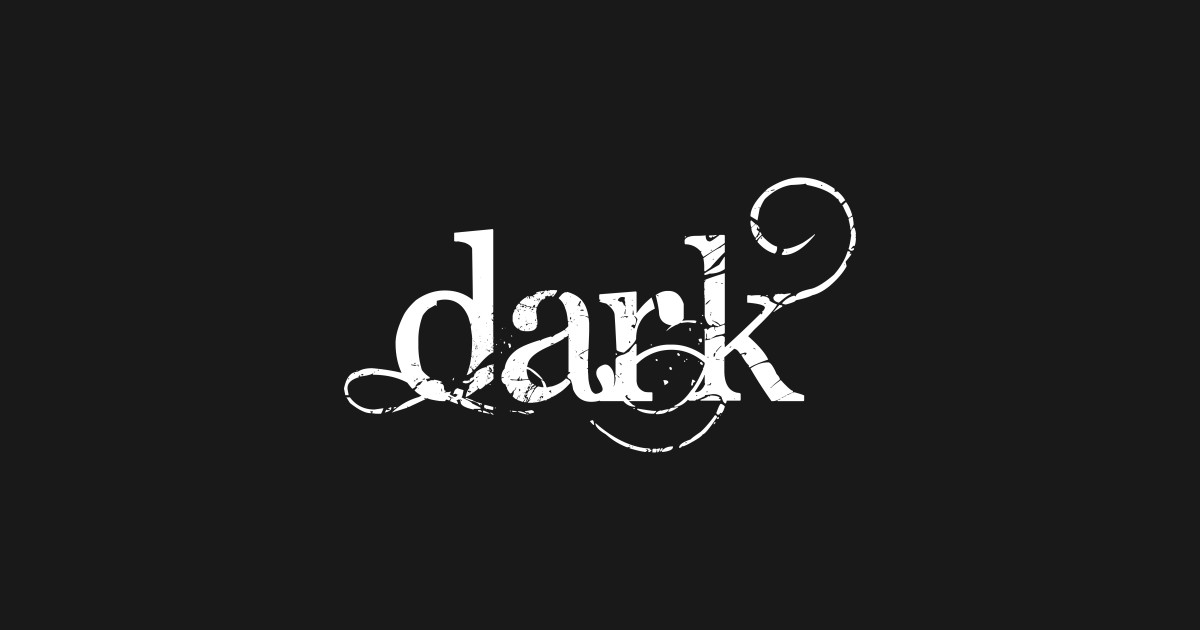 dark typographic tattoo design - Dark - T-Shirt | TeePublic