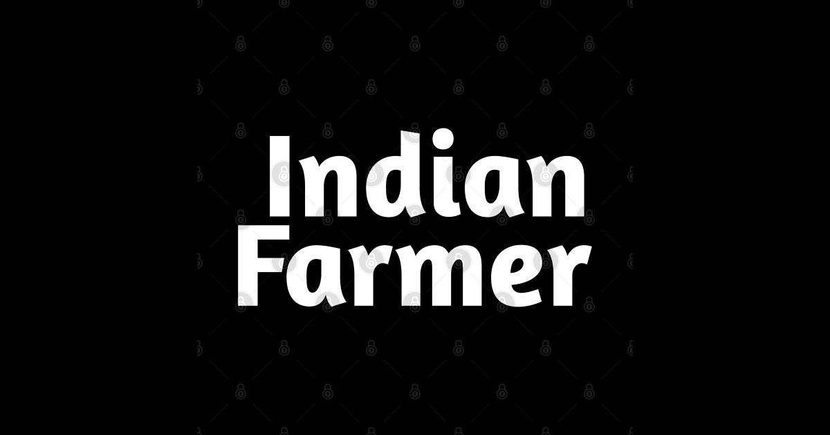 Indian farmer - Indian Farmer - Sticker | TeePublic