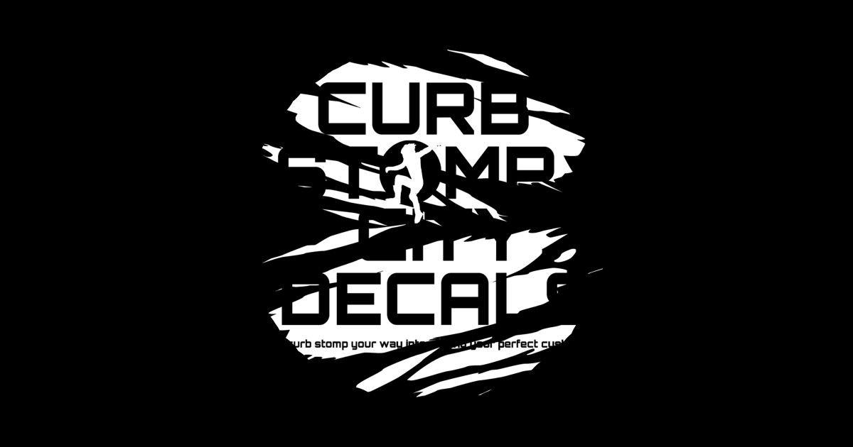 Curb Stomp Round Scratch Logo - Curbstomproundscratchlogo - Sticker ...