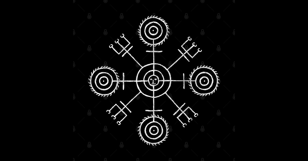 Veidistafur/Veiðistafr fishing stave symbol - Icelandic Rune - Sticker ...