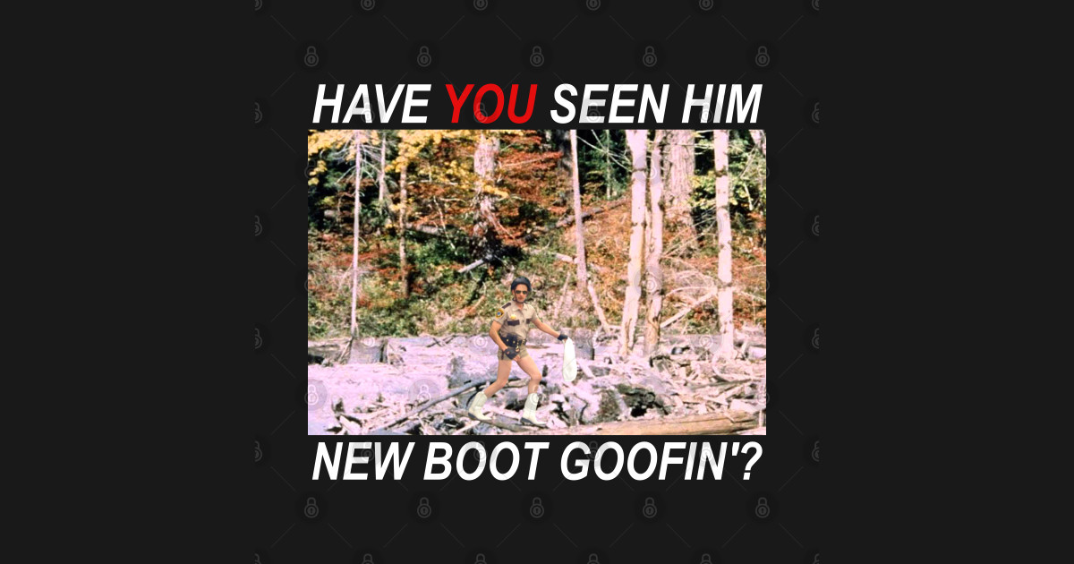 Have You Seen Him New Boot Goofin'? - New Boot Goofin - T-Shirt | TeePublic