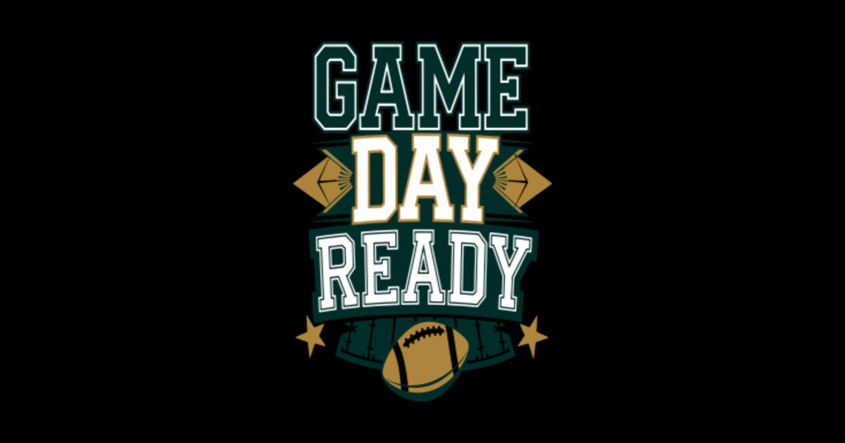 Game Day Ready – Football Lover’s Ultimate Design - Football - Sticker ...