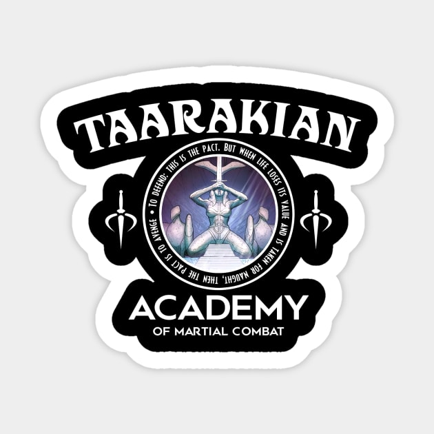 Taarakian Academy (Black Print) - Heavy Metal Film - Sticker | TeePublic