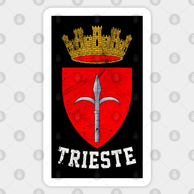 Trieste / Vintage Look Italia Design - Trieste - Sticker | TeePublic