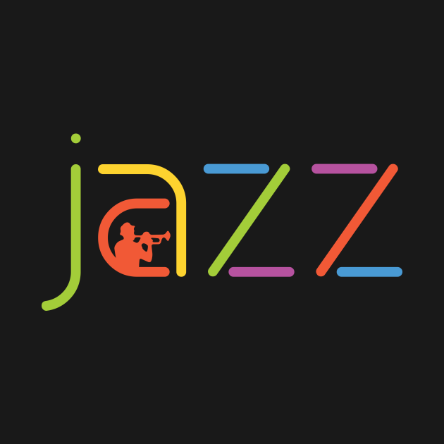 Colorful Jazz Signature - Jazz - T-Shirt | TeePublic