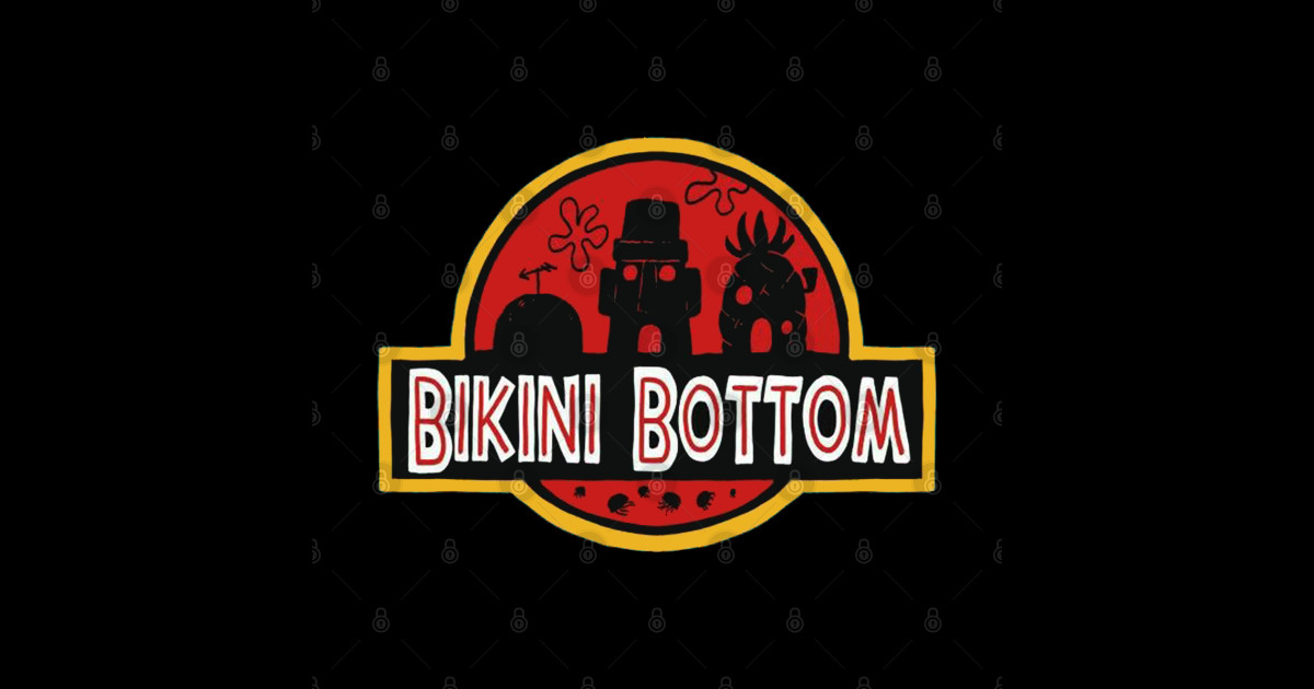 Bikini Bottom - Cartoon Network - Sticker | TeePublic