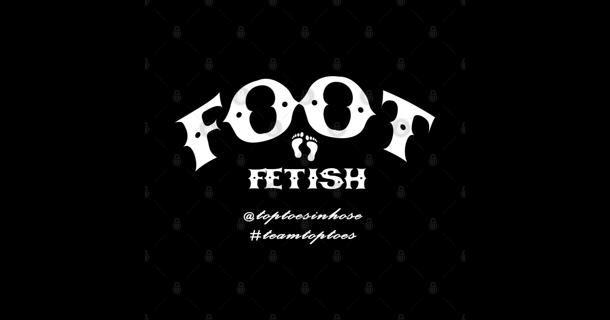 Foot Fetish - punk club style (white letters) - Foot Fetish - Tapestry ...