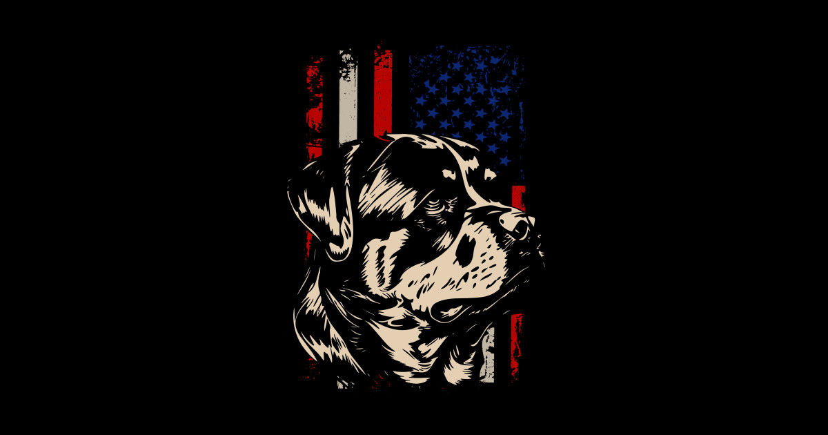 Urban Rottweiler American Flag Talk Triumph for Dog Enthusiasts ...