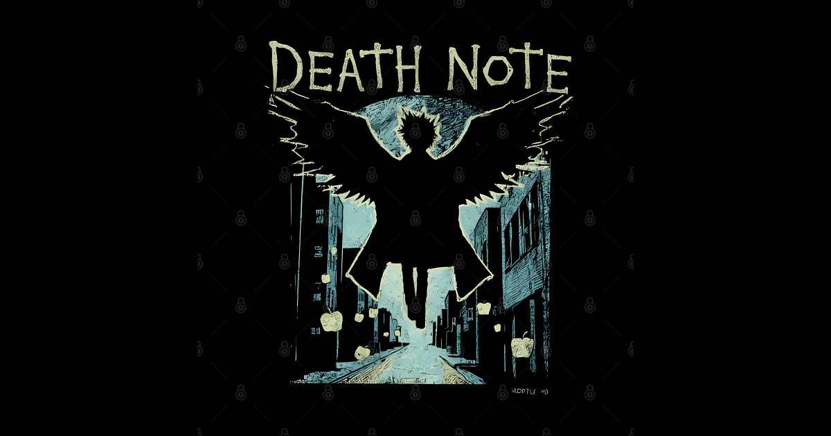 Abstract Death Note - Deathnote - Posters and Art Prints | TeePublic