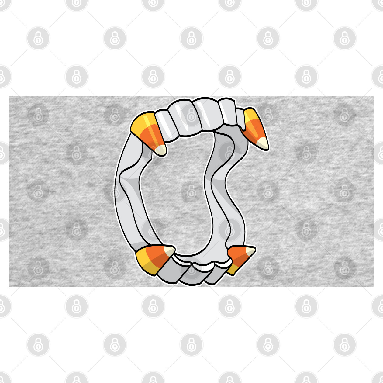 Candy Corn Vampire Fangs - Candy Corn - Baseball T-Shirt | TeePublic