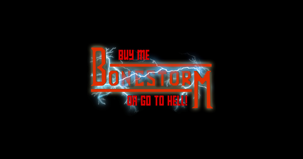 The Simpsons - Bonestorm with tag line! - The Simpsons - Sticker ...