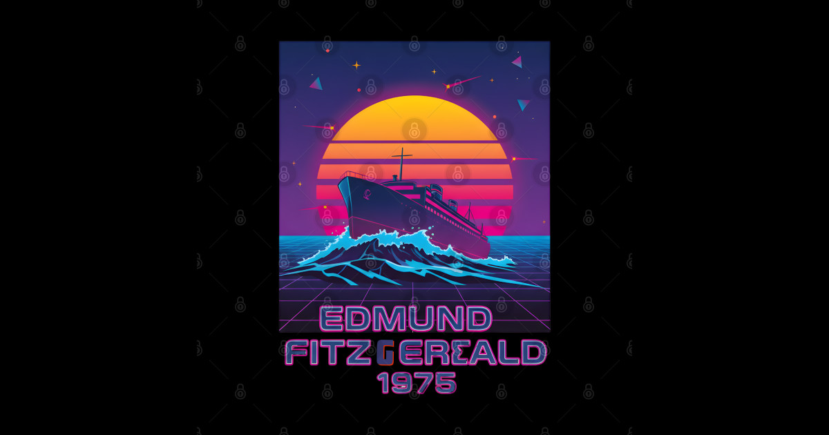 edmund fitzgerald - Edmund Fitzgerald - Sticker | TeePublic