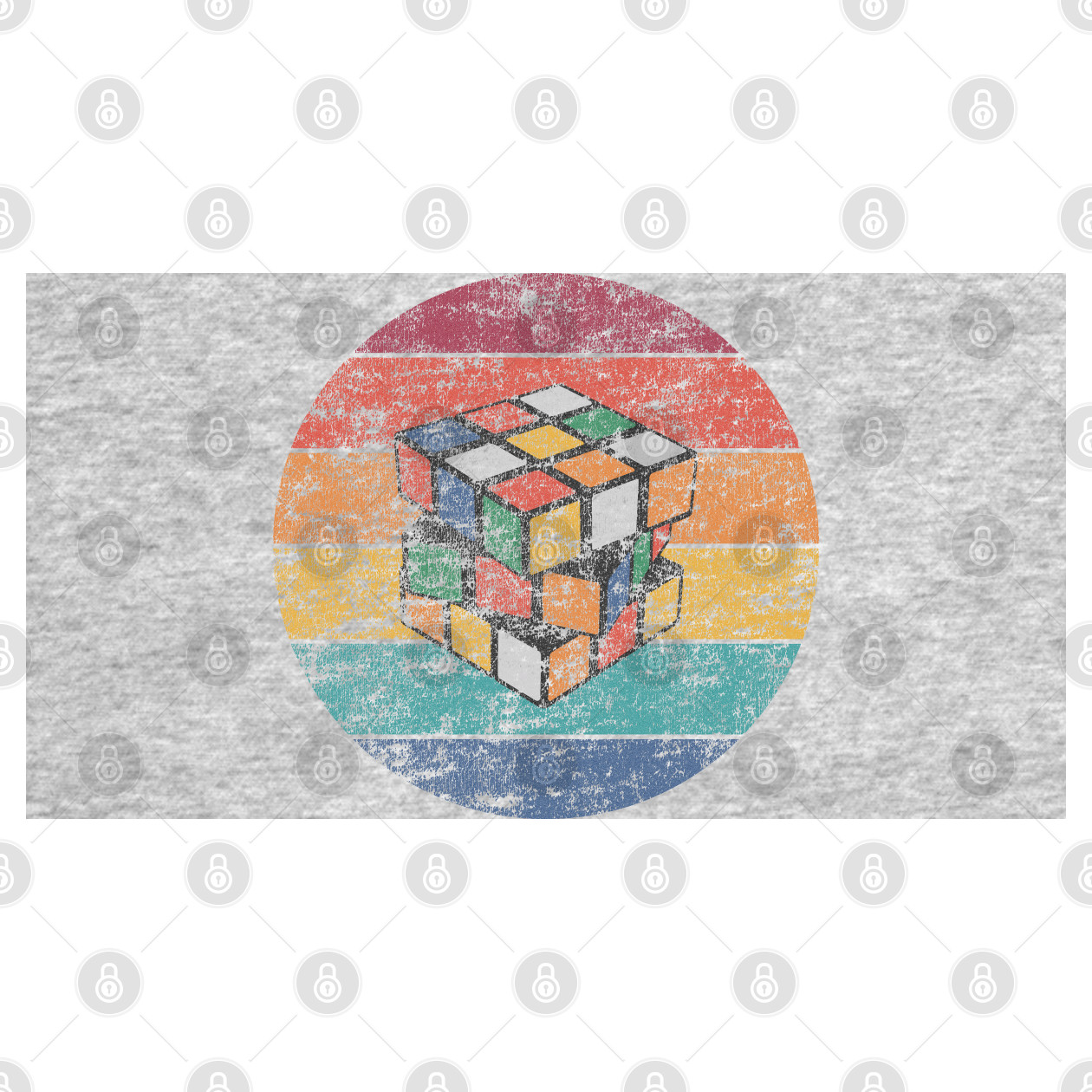 80s toys Vintage Sunset Cube - Rubik's Cube - 80s Toys - T-Shirt ...