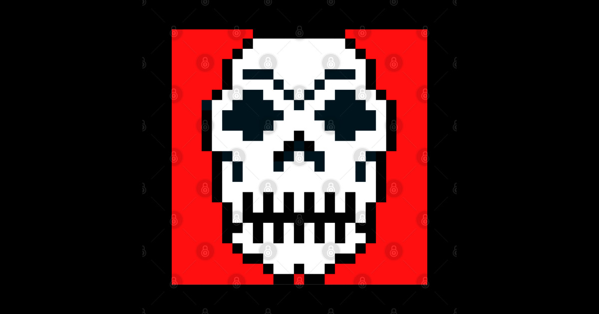 8 BIT DEATH - 8 Bit - Sticker | TeePublic