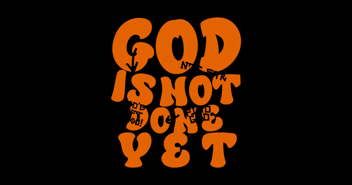 GOD - Text Art Design - Sticker | TeePublic