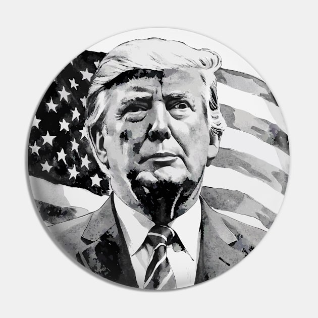 President Trump Assassination Attempt President Trump Pin Teepublic 