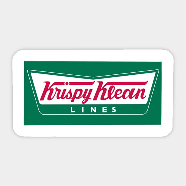 Krispy Klean lines - Krispy Kreme - Sticker | TeePublic