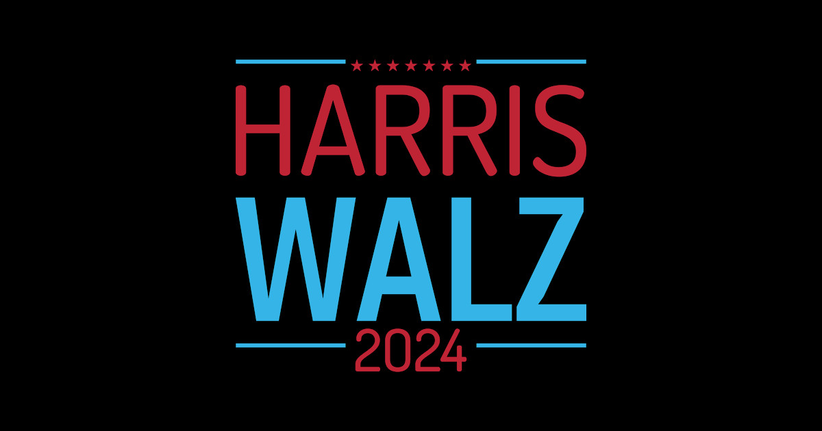 Harris Walz 2024 President - Harris Walz Harris Walz - Sticker | TeePublic