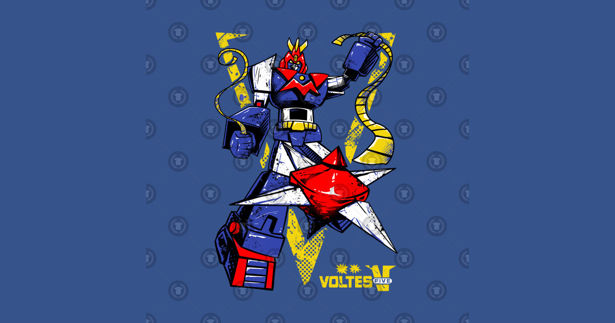 Voltes V Cartoons T Shirt Teepublic