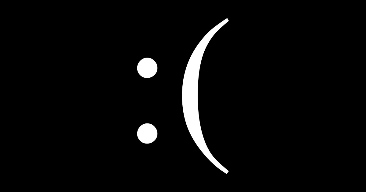 Keyboard sad face - Sad Face - Sticker | TeePublic