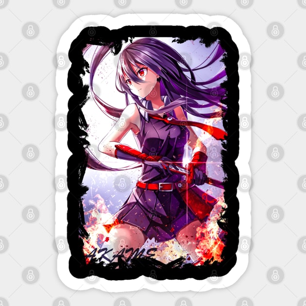 akame anime new season - Akame Ga Kill - Sticker | TeePublic