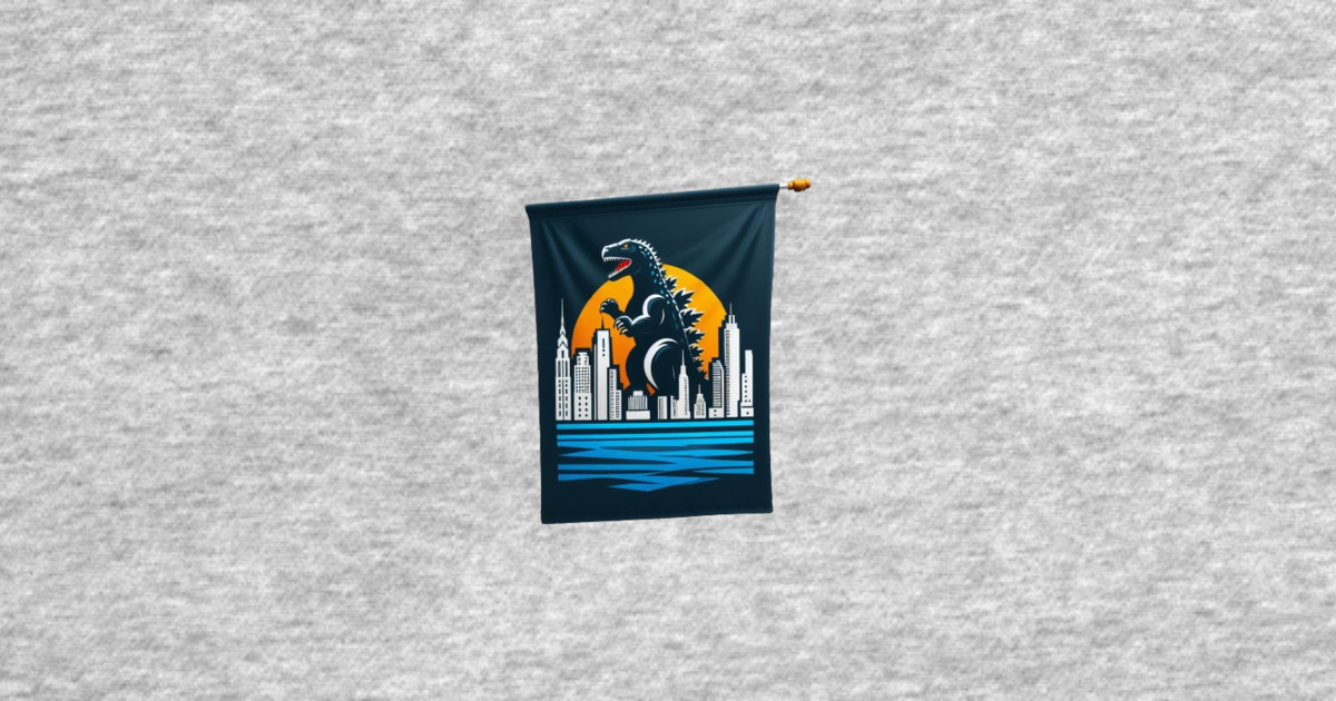 Godzilla flag - Godzilla - T-Shirt | TeePublic
