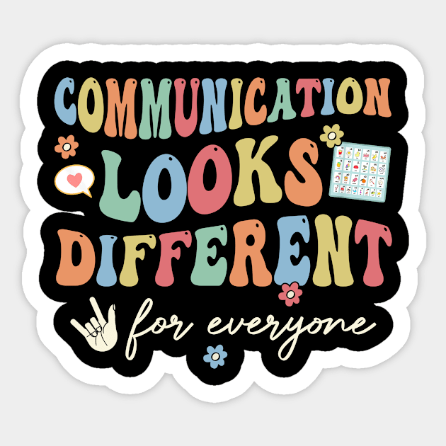 Communication Looks Different For Everyone Speech Therapy. Gifts for ...