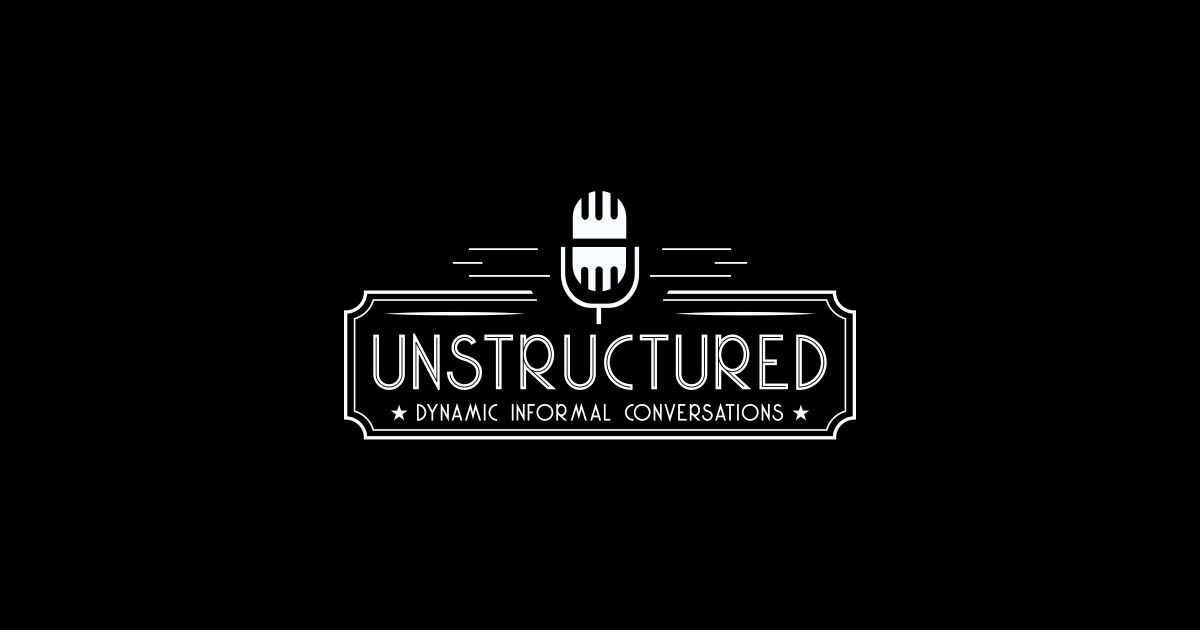 White Deco Logo - Unstructured - Magnet | TeePublic