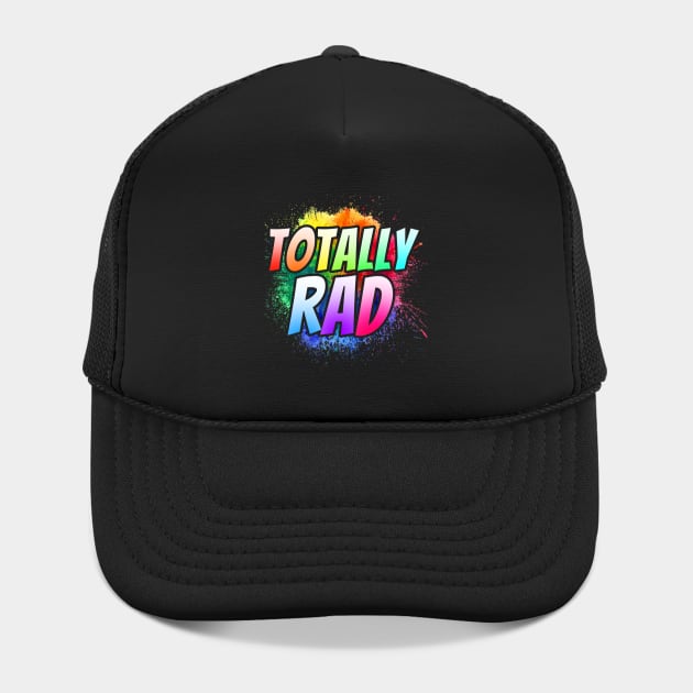 'Totally Rad Paint 80s' Awesome Eighties Vintage Gift - 80s - Hat ...