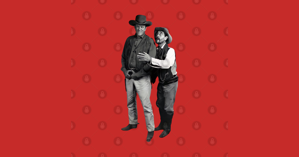 Gunsmoke - Dillon, Festus - Tv Western - Classic Tv Shows - T-Shirt ...