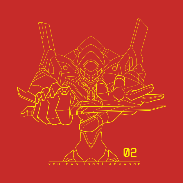 EVA_02 - Neon Genesis Evangelion - T-Shirt | TeePublic