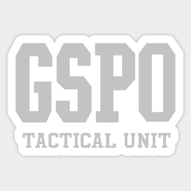 GSPO Tactical Unit - Patranger - Sticker | TeePublic