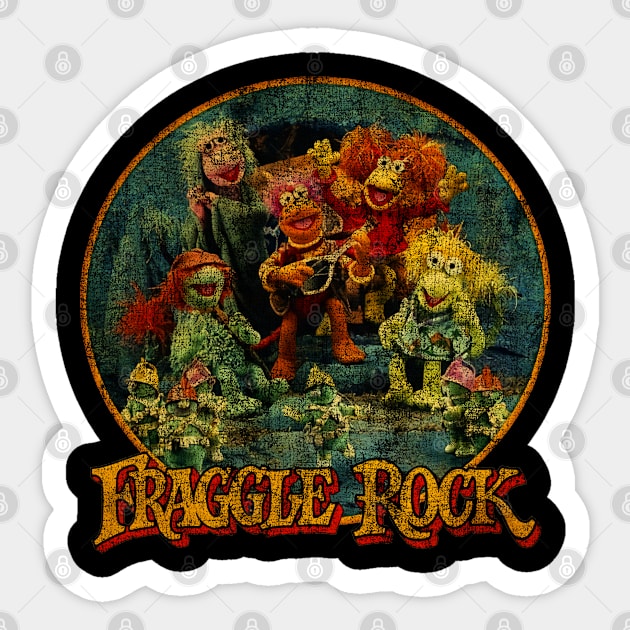 Retro Fraggle Rock - Fraggle Rock - Sticker | TeePublic